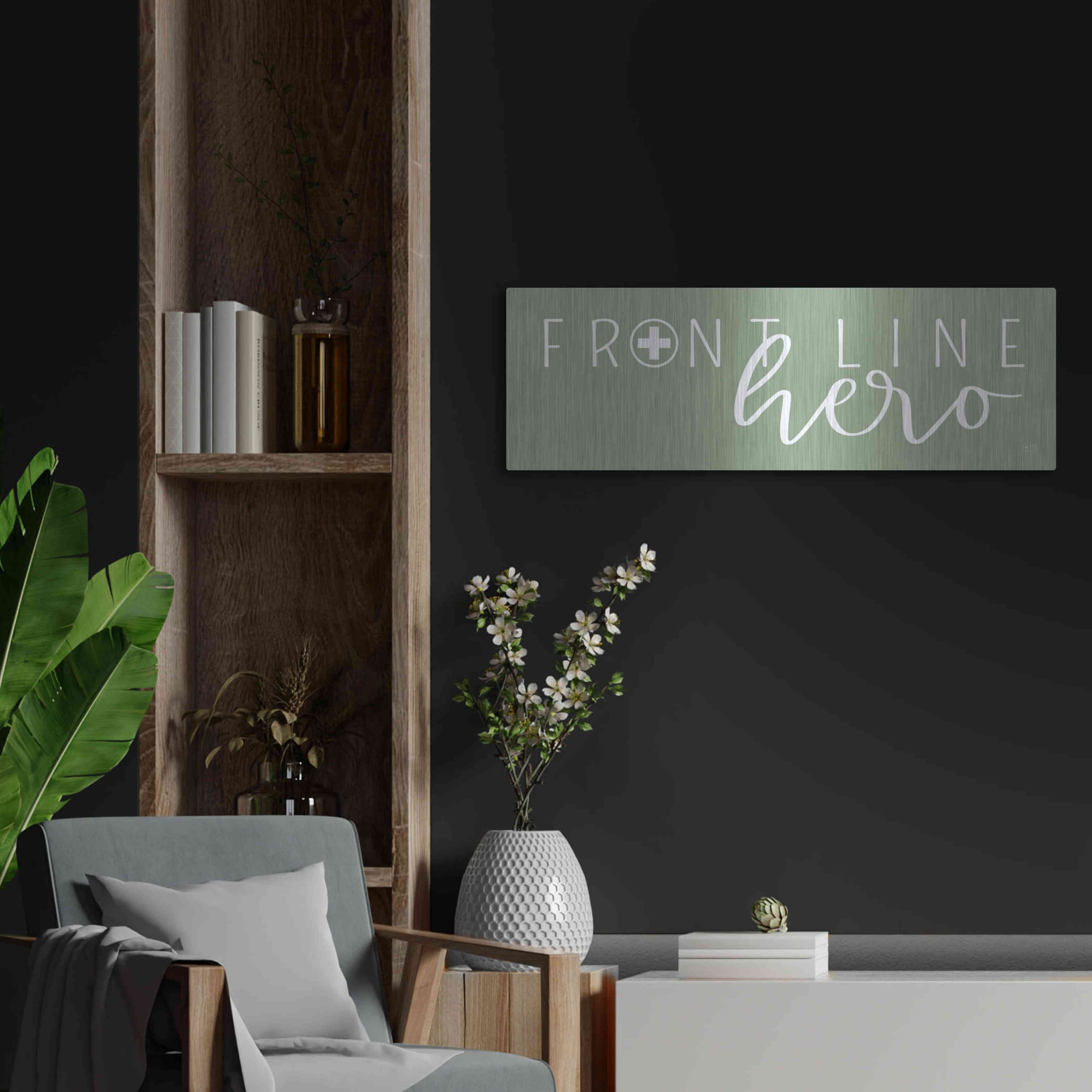 Trinx Luxe Art 'Front Line Hero' by Lux + Me Designs, Wall Art | Wayfair