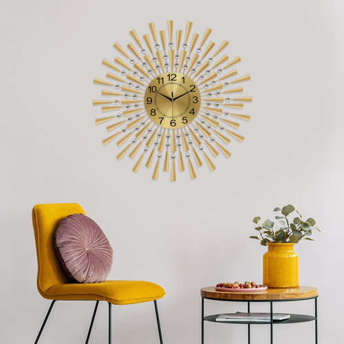 Mercer41 Lawnmont Metal Wall Clock & Reviews | Wayfair