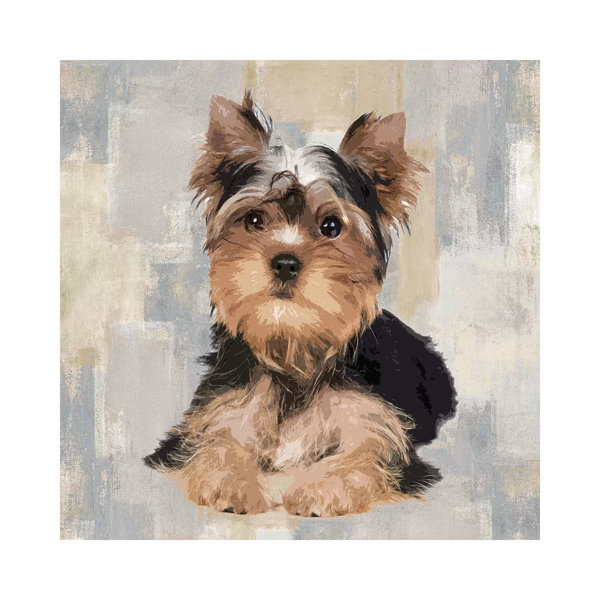 ClassicLiving Yorkshire Terrier by Keri Rodgers - Wrapped Canvas Art ...