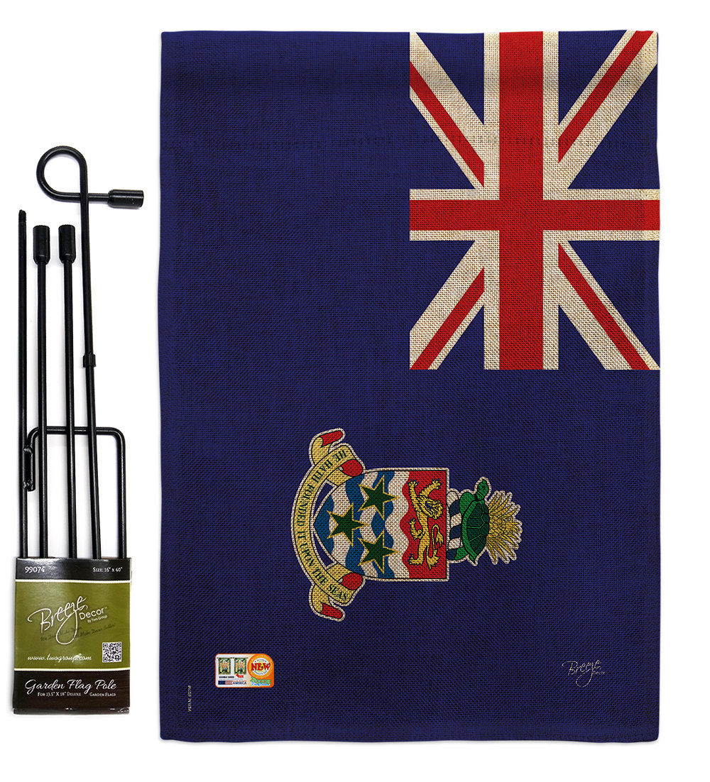 Breeze Decor Cayman Islands the World Nationality Impressions 2-Sided ...