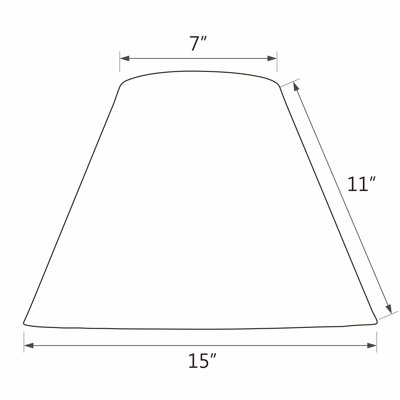 Aspen Creative Corporation 8'' H Tetoron Rayon Fabric Drum Lamp Shade ...