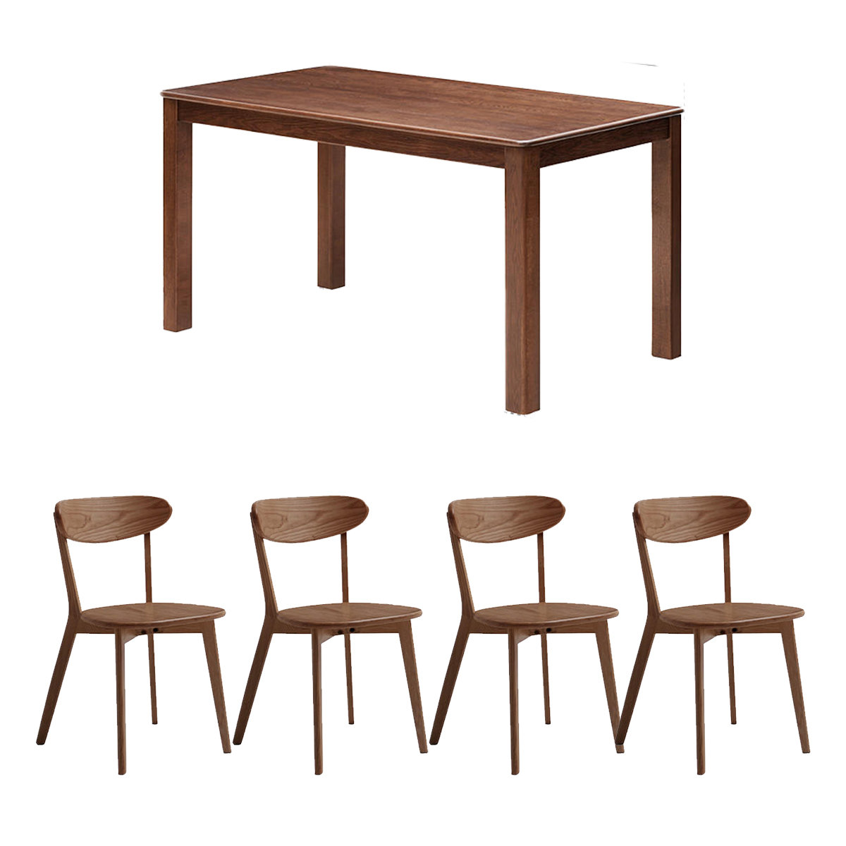 Table Treasures.e Rectangular Dining Set | Wayfair