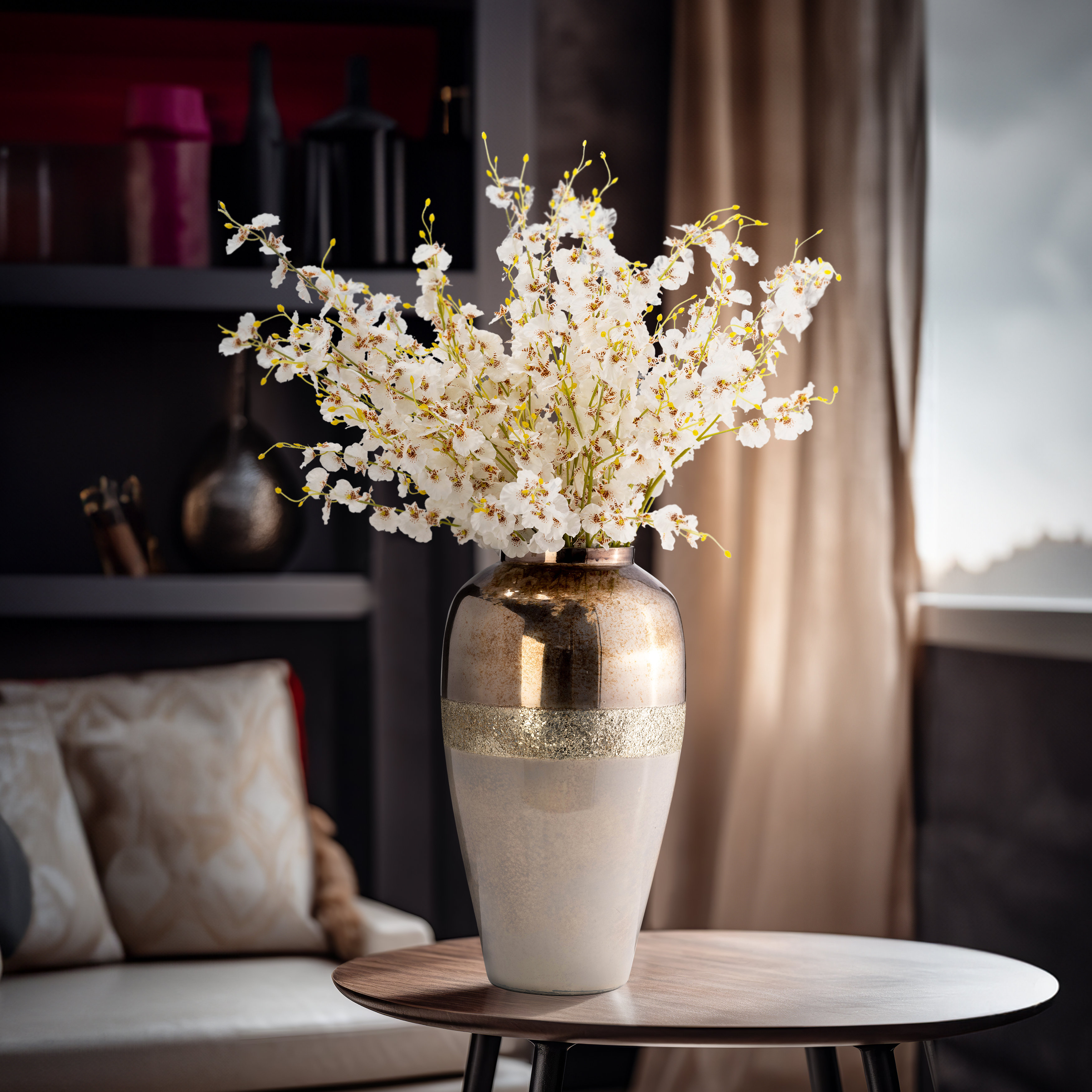Willa Arlo™ Interiors Modern Glam Glass Floor or Table Vase & Reviews ...