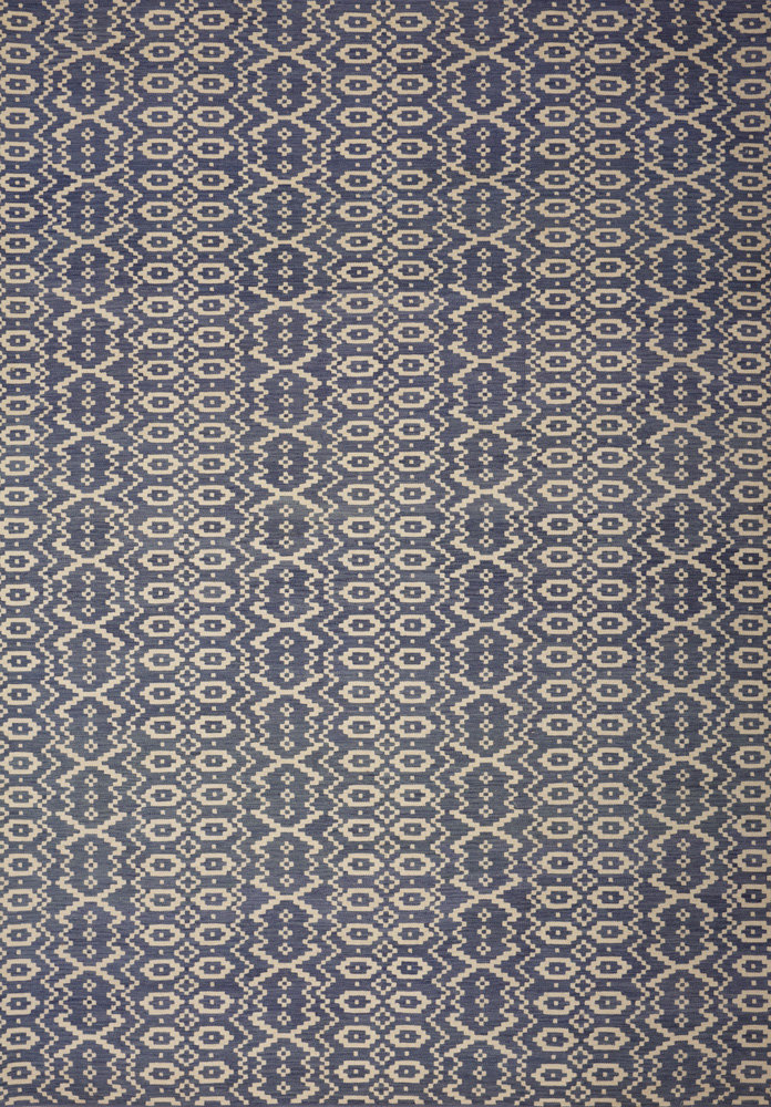 Matt Camron Rugs and Tapestries Handwoven Flatweave Gray/Blue Area Rug ...