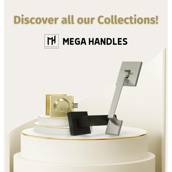 Mega Handles Laura Door Knob for Hallway, Closet and Bathroom I ...