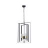 Corrigan Studio® Atavion 4-Light Lantern Square / Rectangle Chandelier ...