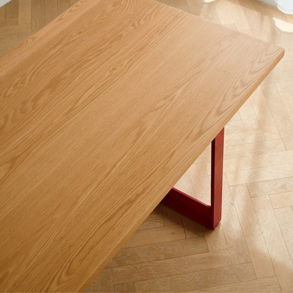 Sleek Surface Designs Innovative Durable Solid Wood Carbon Steel Table ...