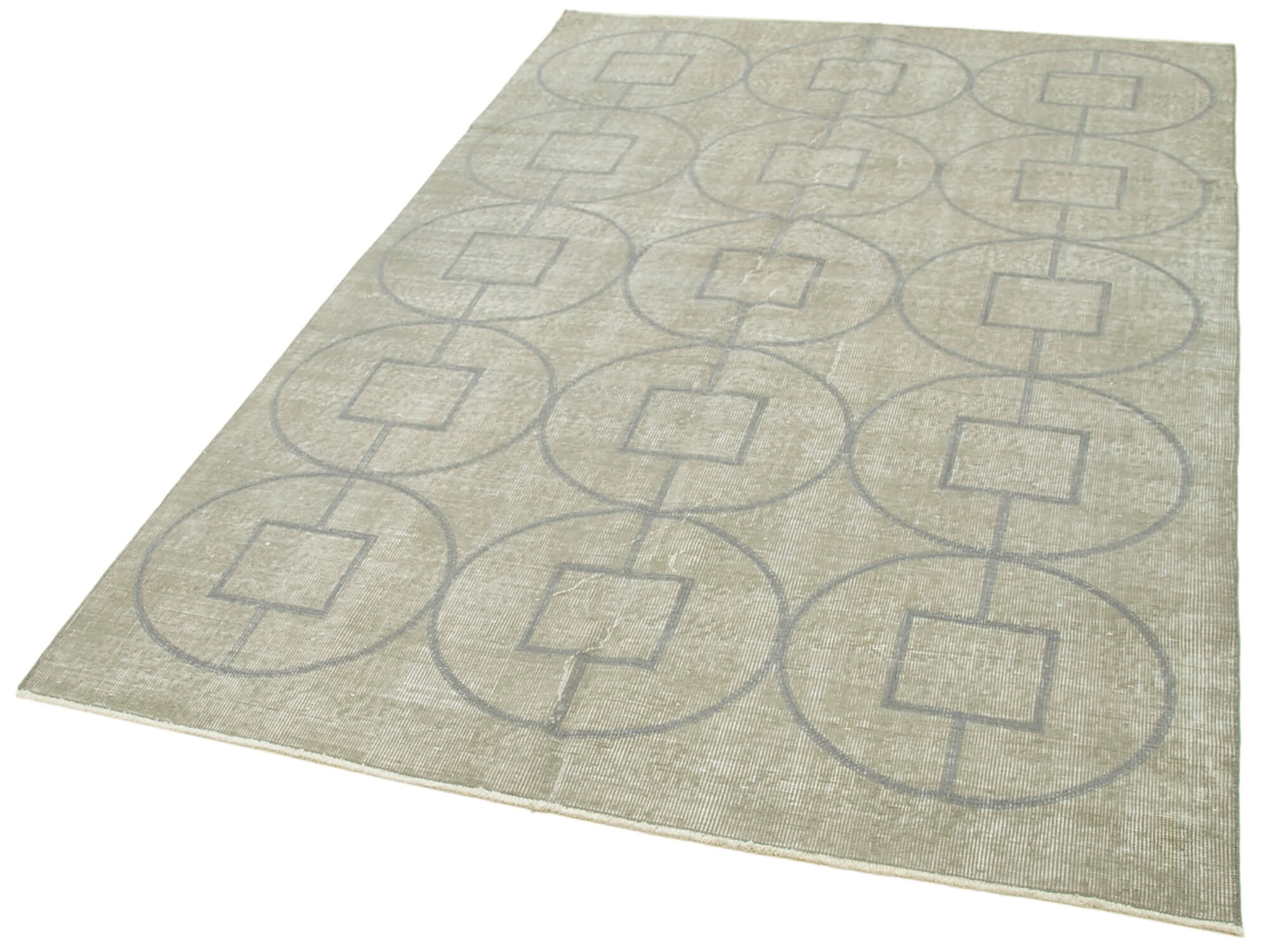 Lofy Rectangle Geometric Carpet Rectangle 4'8'' X 7'1'' Area Rug | Wayfair
