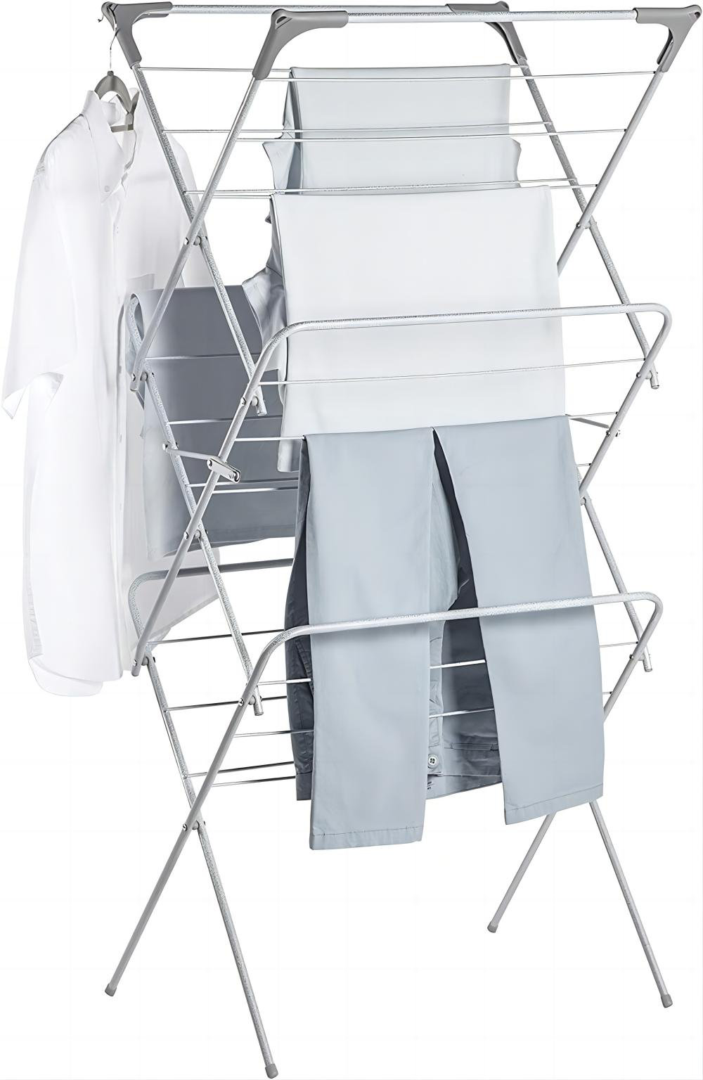 Rebrilliant Steel Foldable X-Frame Drying Rack | Wayfair