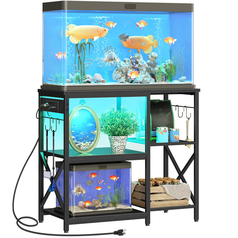 Tucker Murphy Pet™ Habbe 20-29-37 Gallon Aquarium Stand Fish Tank Stand ...
