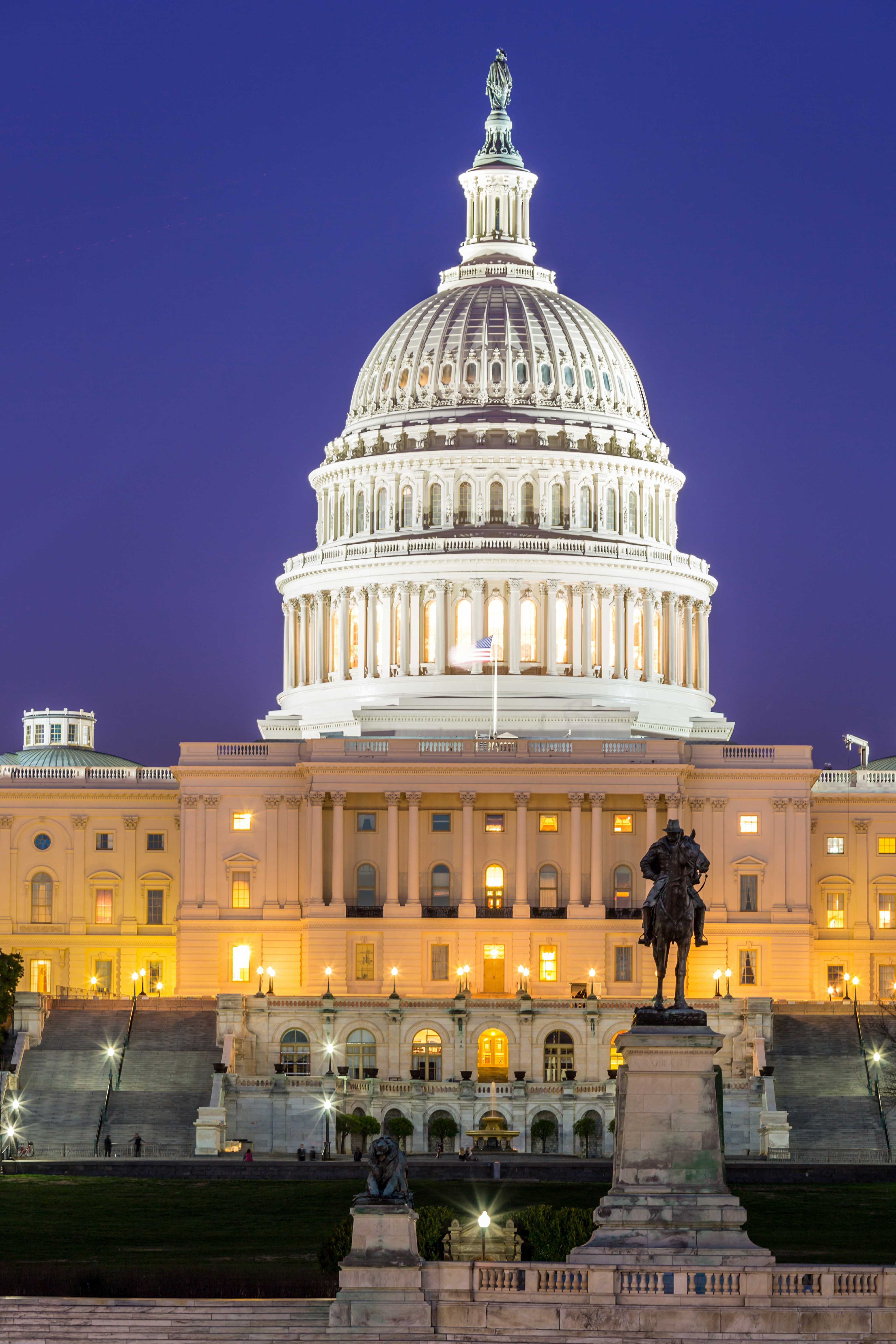 Ebern Designs US Capitol Building - Wrapped Canvas Photograph | Wayfair