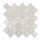Artisana 12x12 in. Silver White Textured, Foiled Stone Arabesque ...