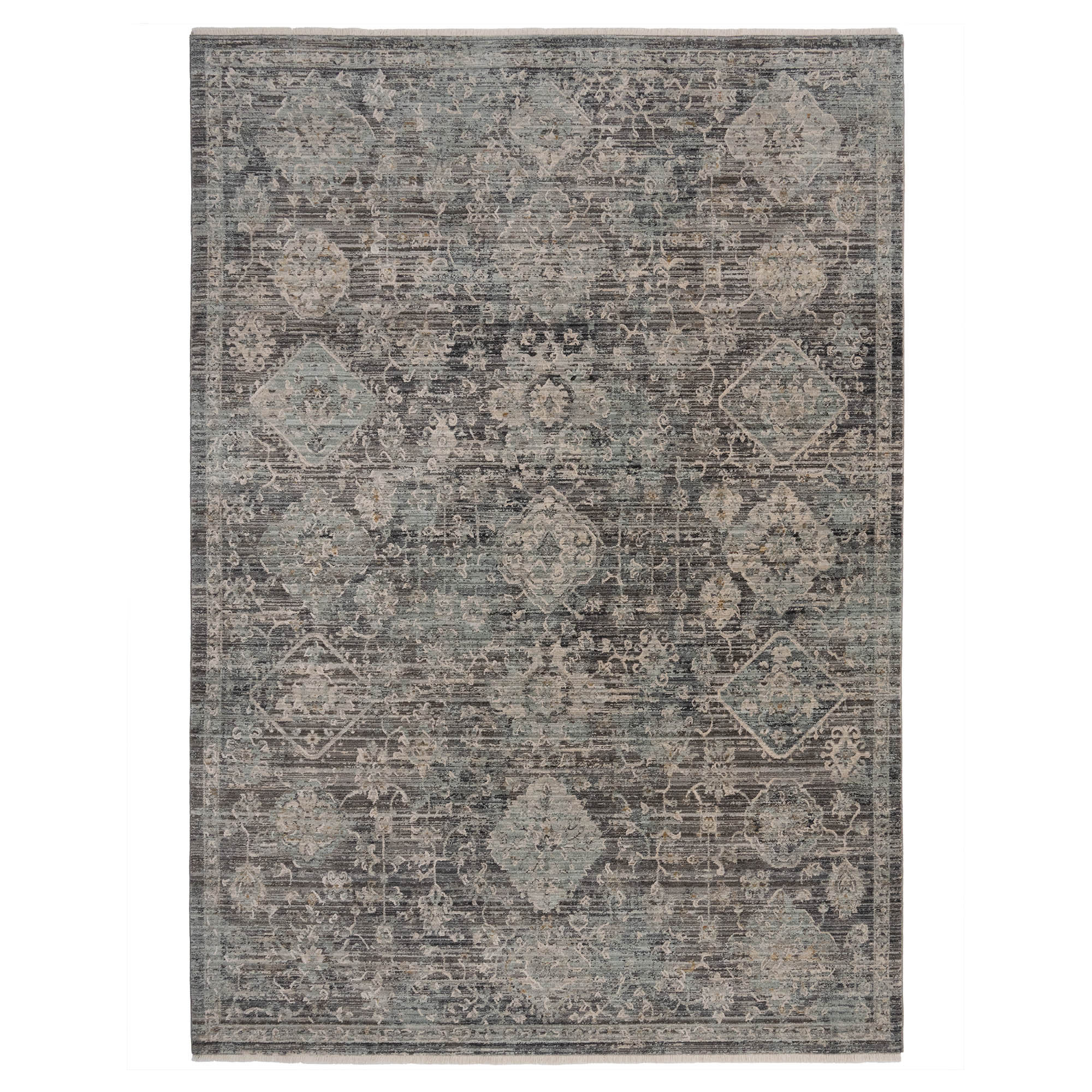 Bungalow Rose Maezie Moroccan Machine Woven Polyester in Blue | Wayfair