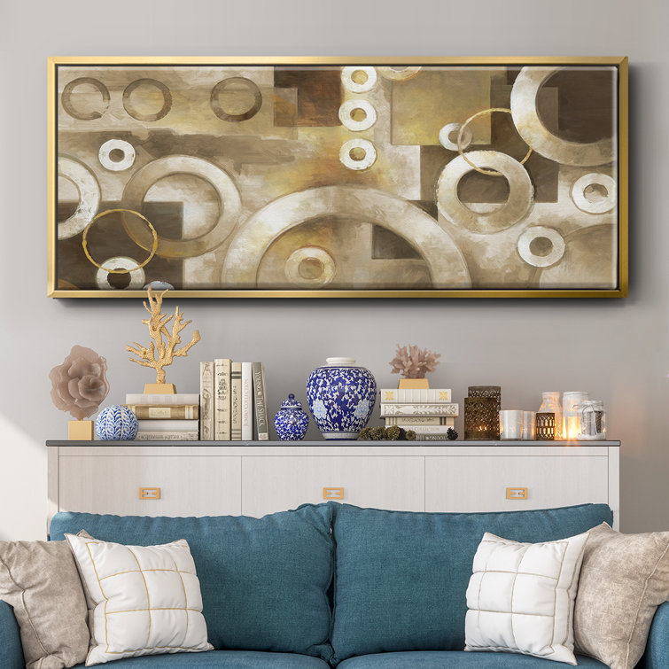 WexfordHome Neutral Motion- Framed Canvas | Wayfair