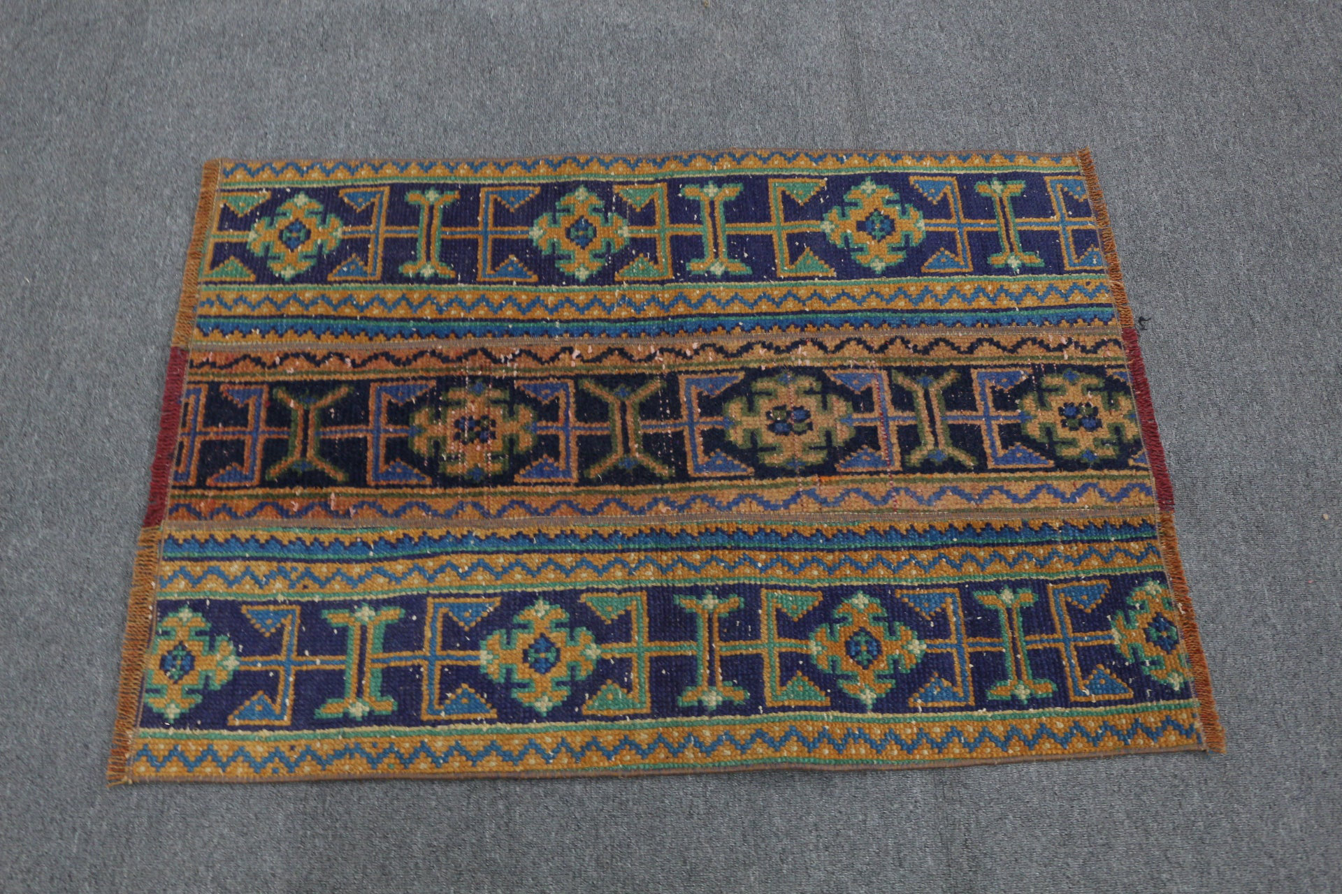World Menagerie Charming Blue Turkish Rug Perfect for Cozy Kitchen ...