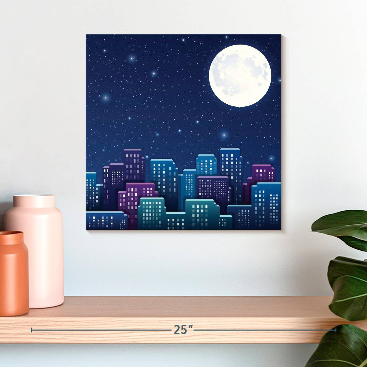 Ebern Designs Sireci Starry City Night Sky | Wayfair