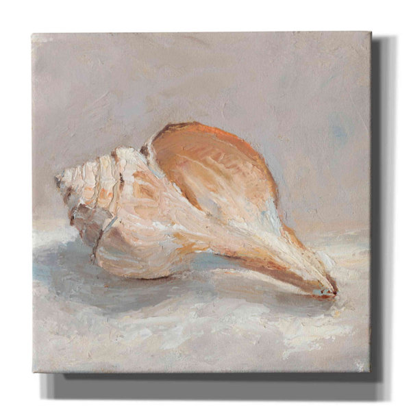 Rosecliff Heights Impressionist Shell Study III On Canvas by Ethan ...