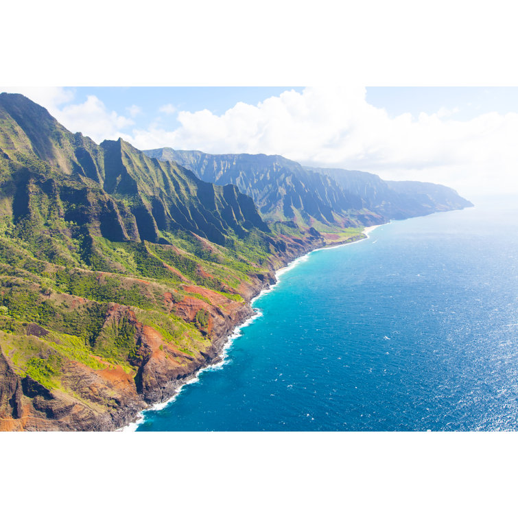 Millwood Pines Na Pali Coast On Canvas by Noblige Print | Wayfair