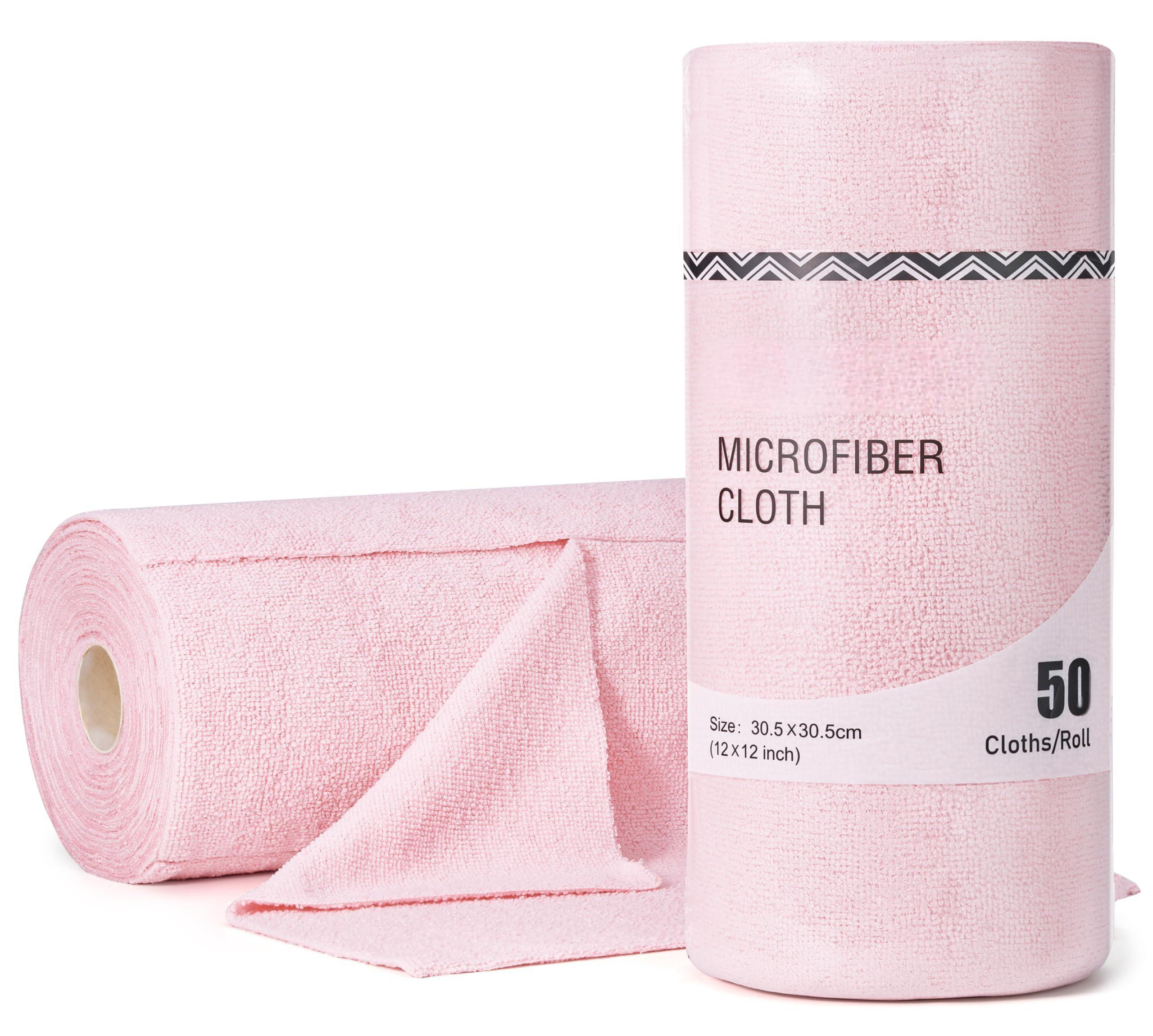 shuoli Microfiber Cleaning Cloth, Reusable Paper Towels Rolls, Dish ...