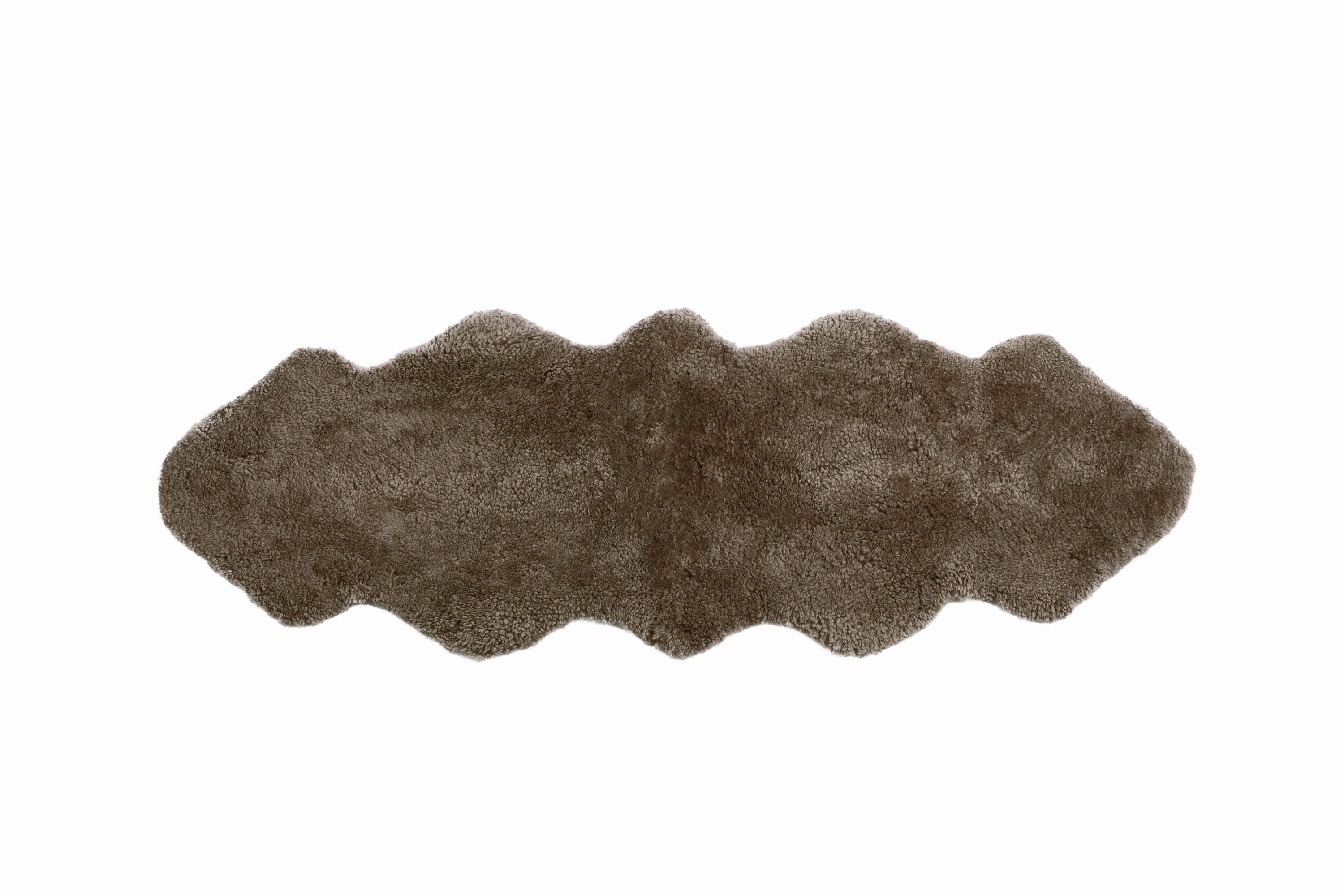 Mercer41 Double pelt shorn curly sheepskin rug | Wayfair