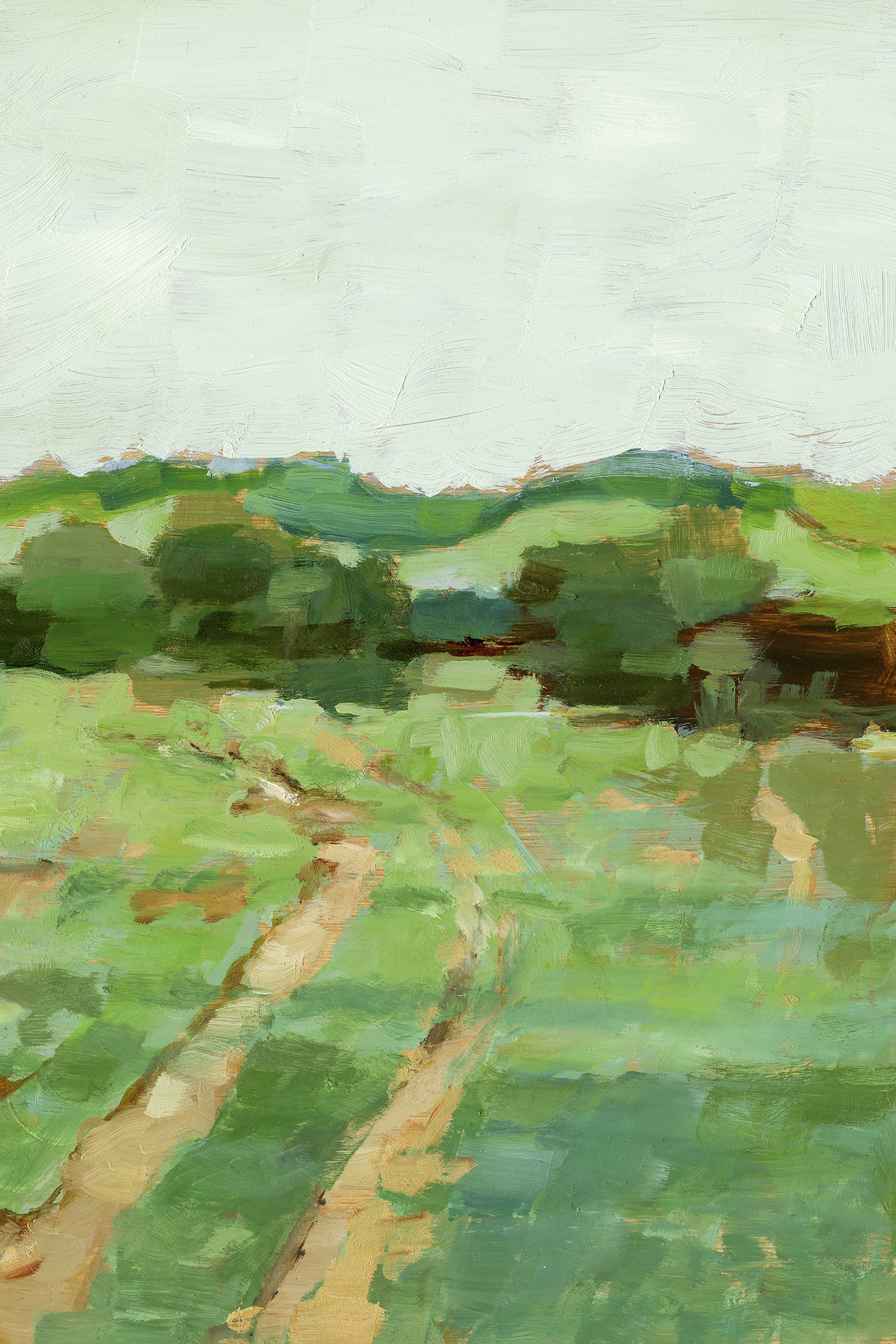 Alpen Home Farm Road II by Ethan Harper - Painting Print | Wayfair.co.uk