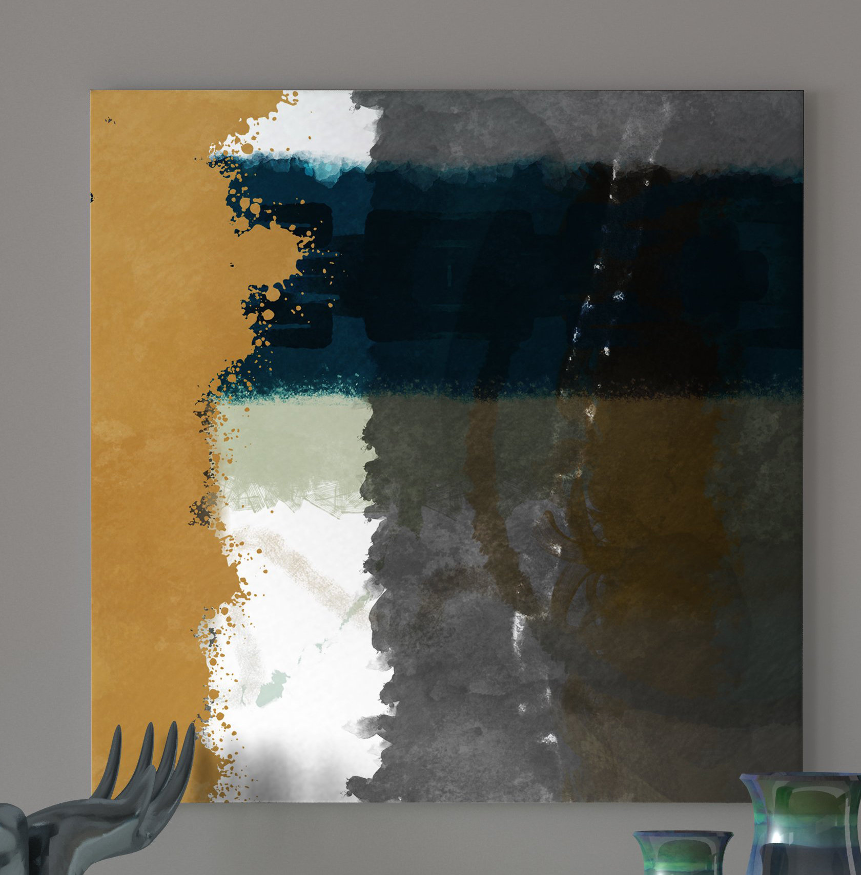 Wrought Studio™ Popular Dimple by Staci Maxwell - Wrapped Canvas ...