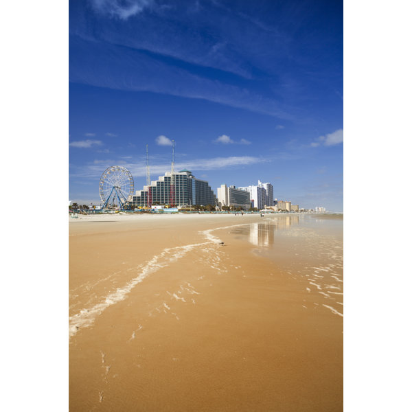Highland Dunes Hotels And Attraction In Daytona Beach On Canvas by ...