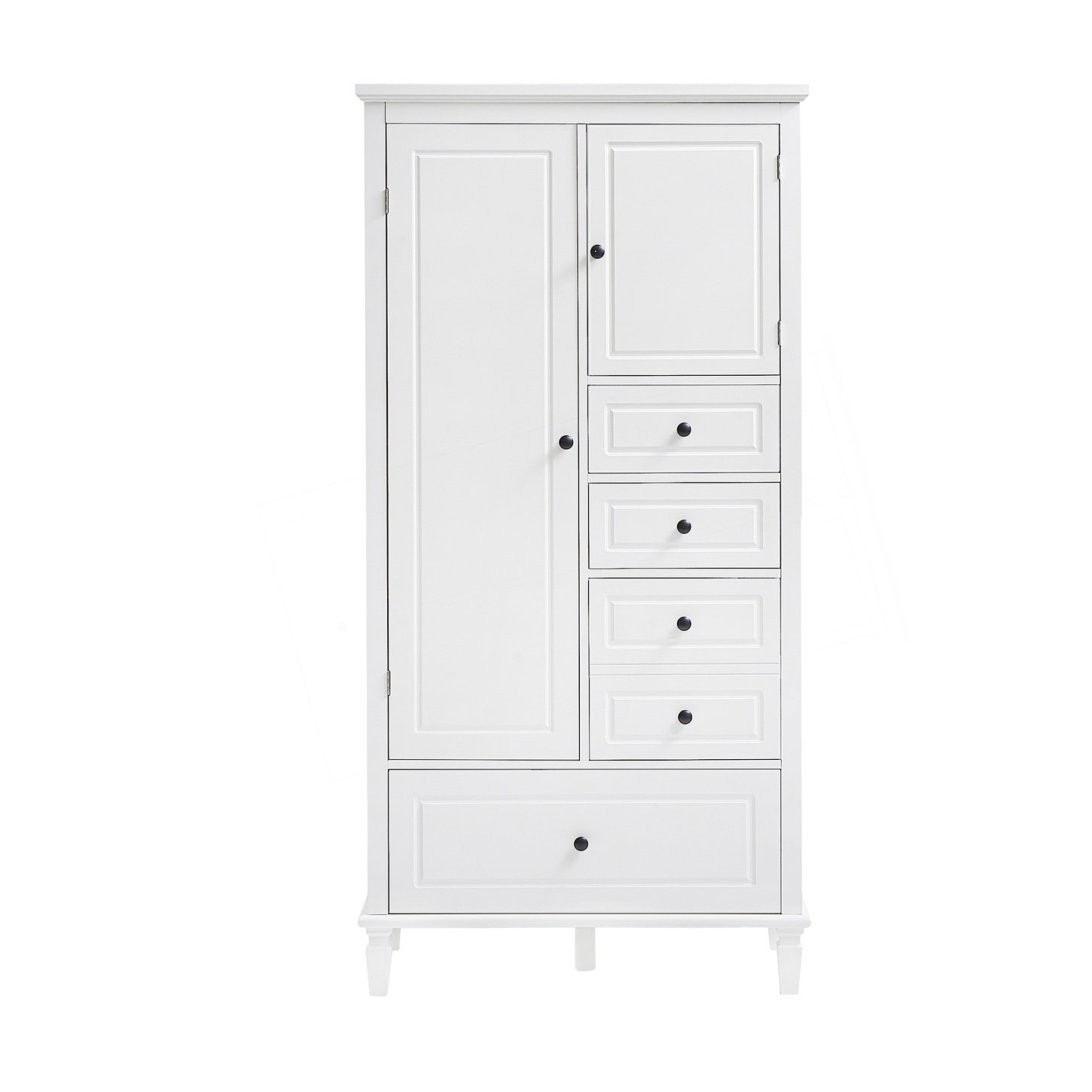 Latitude Run® Tall And Wide Storage Cabinet With Doors | Wayfair