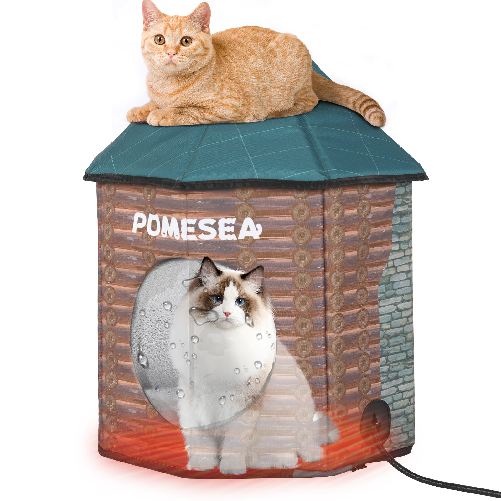 Tucker Murphy Pet™ Outdoor Heated Cat House - Wayfair Canada
