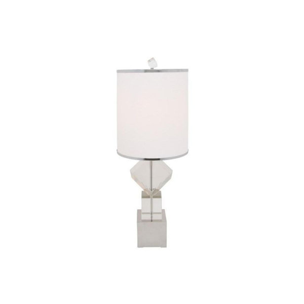 Orren Ellis RENITH Crystal Cubes USB Table Lamp | Wayfair