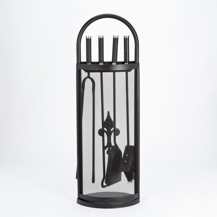 Astoria Grand Dravin Cast Iron Fireplace Tool Set | Wayfair.co.uk