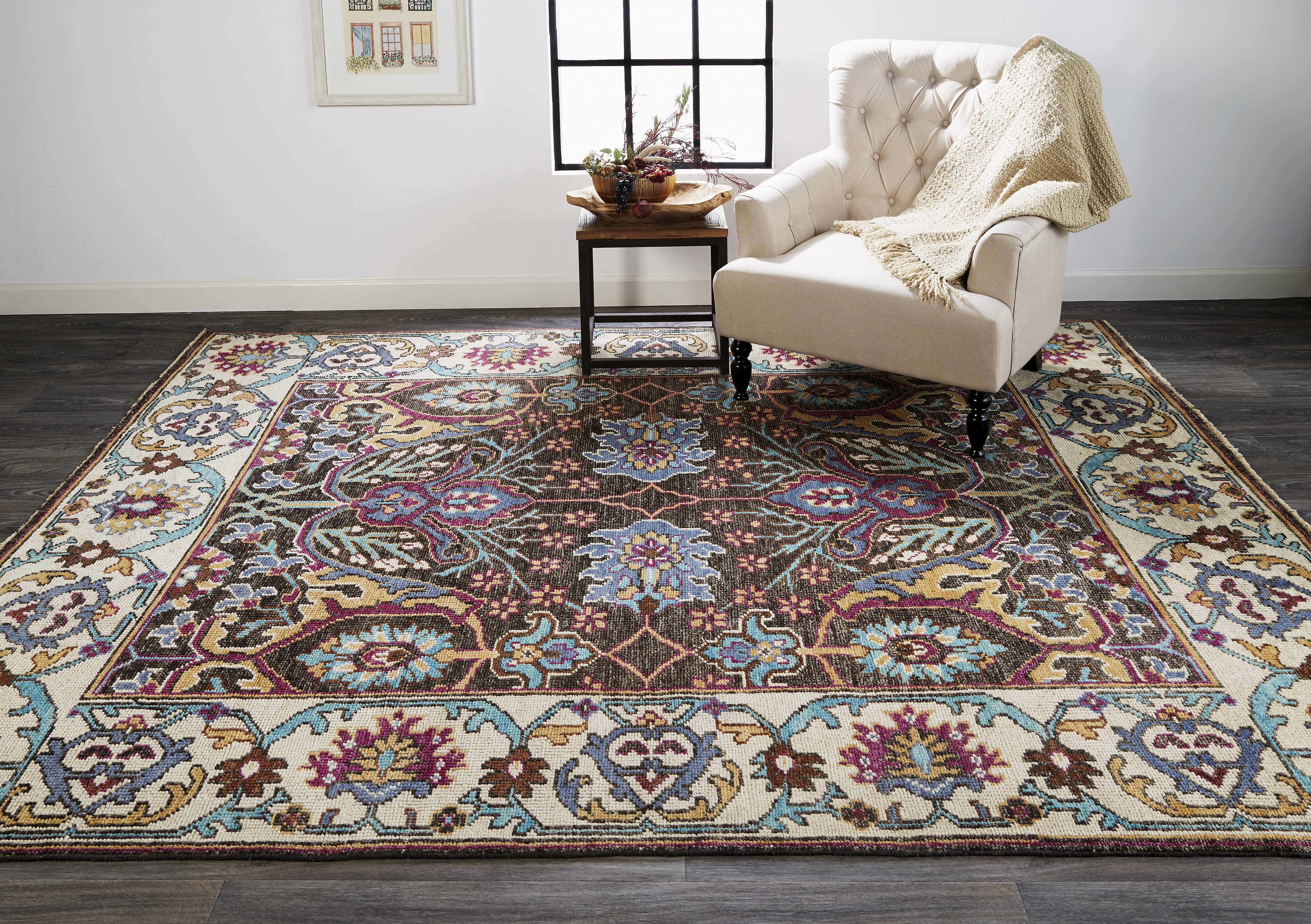 Feizy 6461F Piraj Collection 2''-6" X 8'' Rug Multi | Wayfair