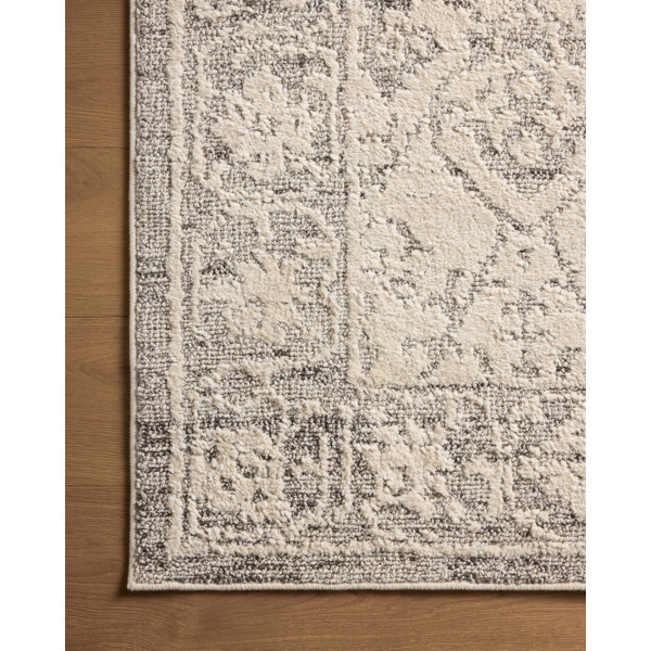 Magnolia Home by Joanna Gaines x Loloi Gigi Ivory / Stone Area Rug ...