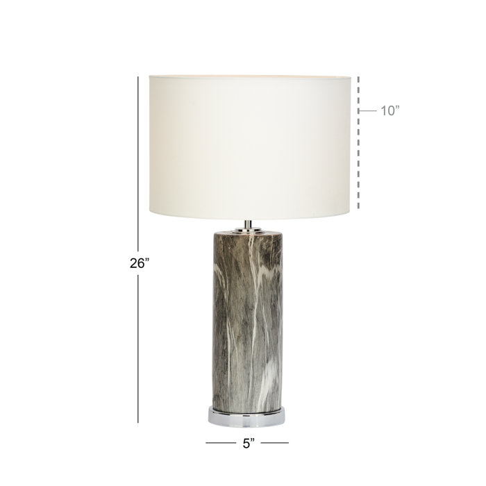 CosmoLiving by Cosmopolitan Marble Table Lamp & Reviews | Wayfair