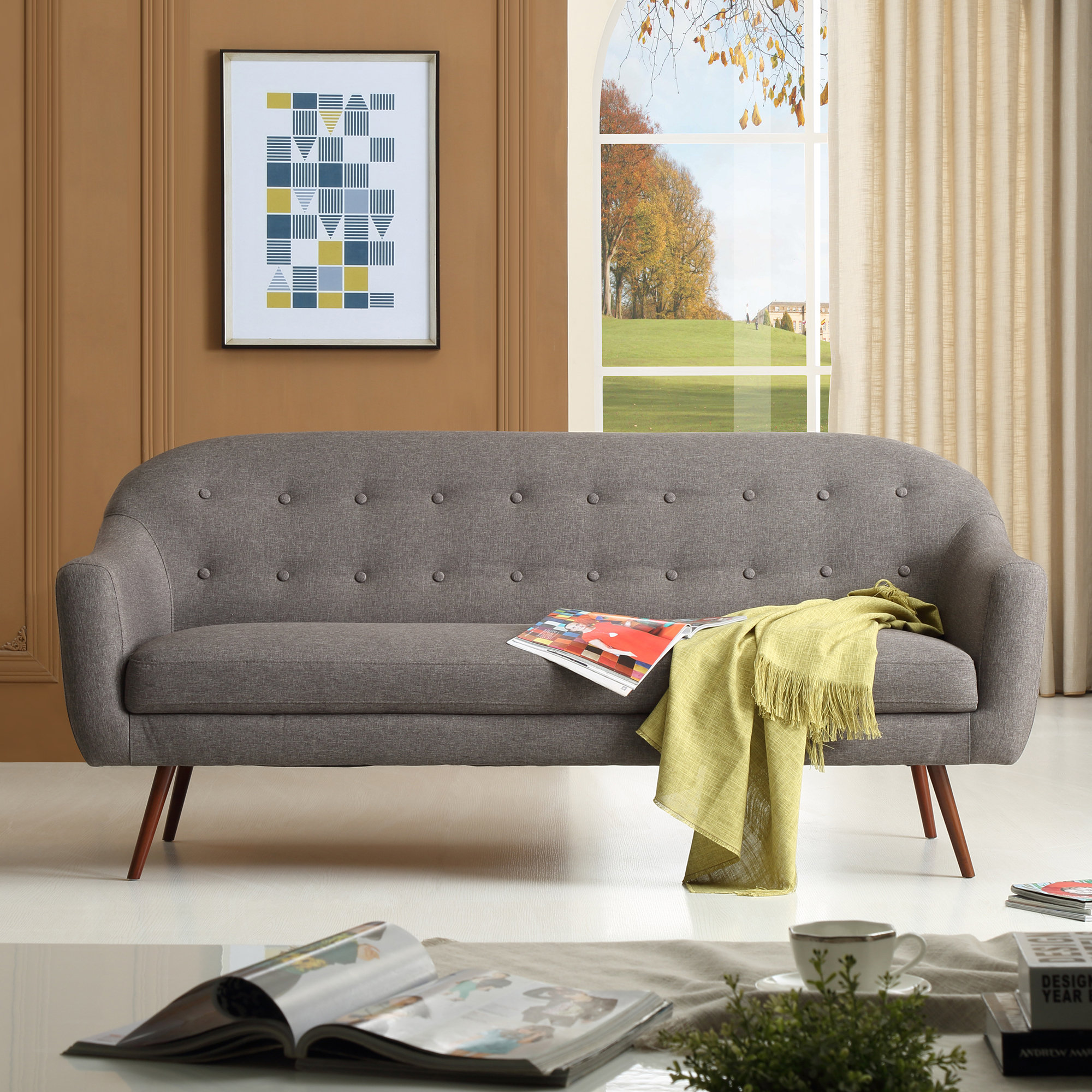 Mercury Row Geraldton 73" Flared Arm Sofa & Reviews - Wayfair Canada