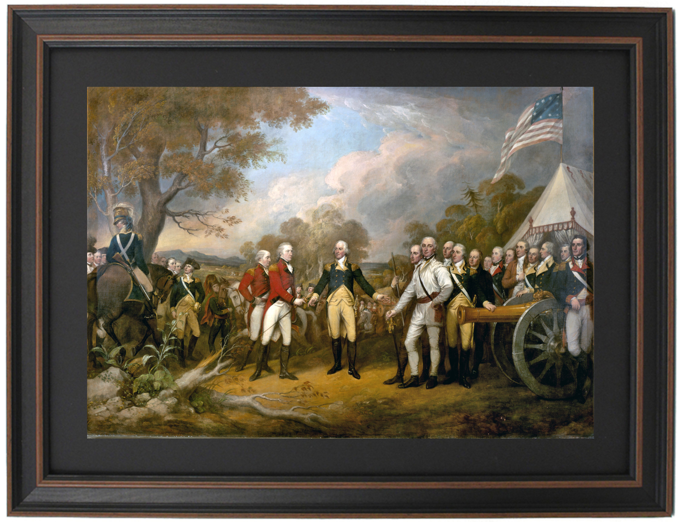 Alcott Hill® Surrender of General Burgoyne by John Trumbull | Framed ...