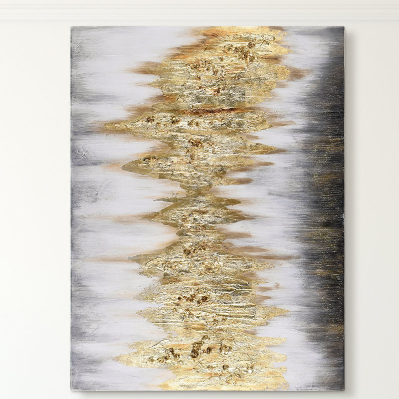 Mercer41 'Gold Frequency' by Martin Edwards -Oil Painting 3D Canvas ...