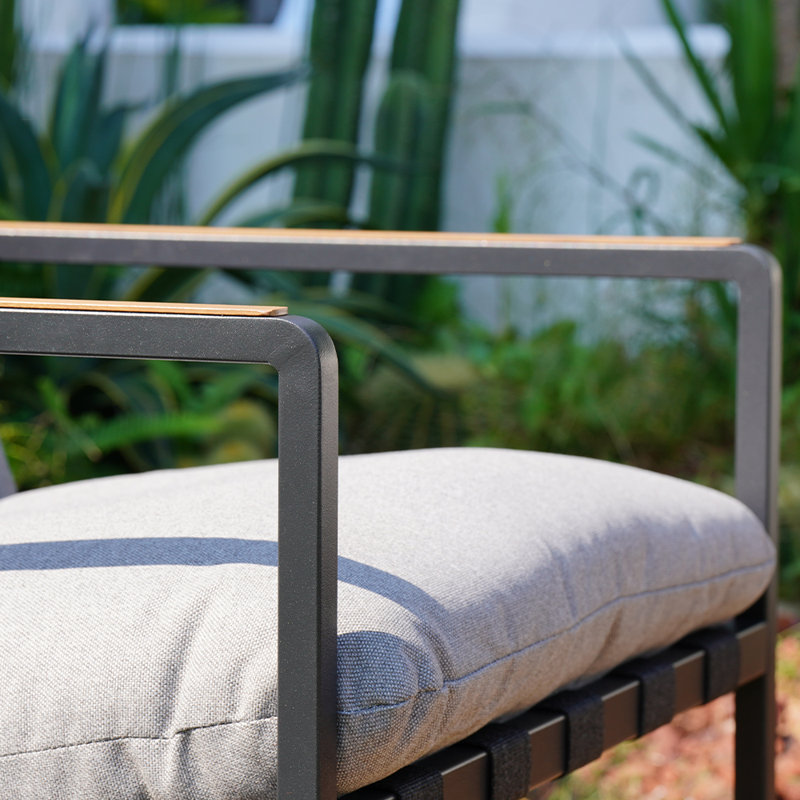 Winston Porter All Steel Detachable Webbing Sofa Set Of 4 Pieces ...