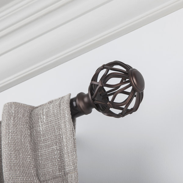 SnugSet Aiden Adjustable Single Curtain Rod | Wayfair