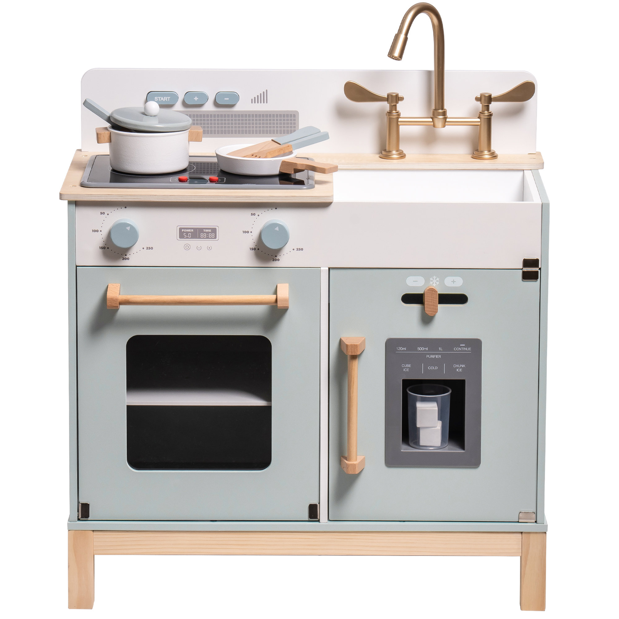 ROBUD Wooden Kitchen Playset For Kids, Montessori, 3+, & Reviews | Wayfair