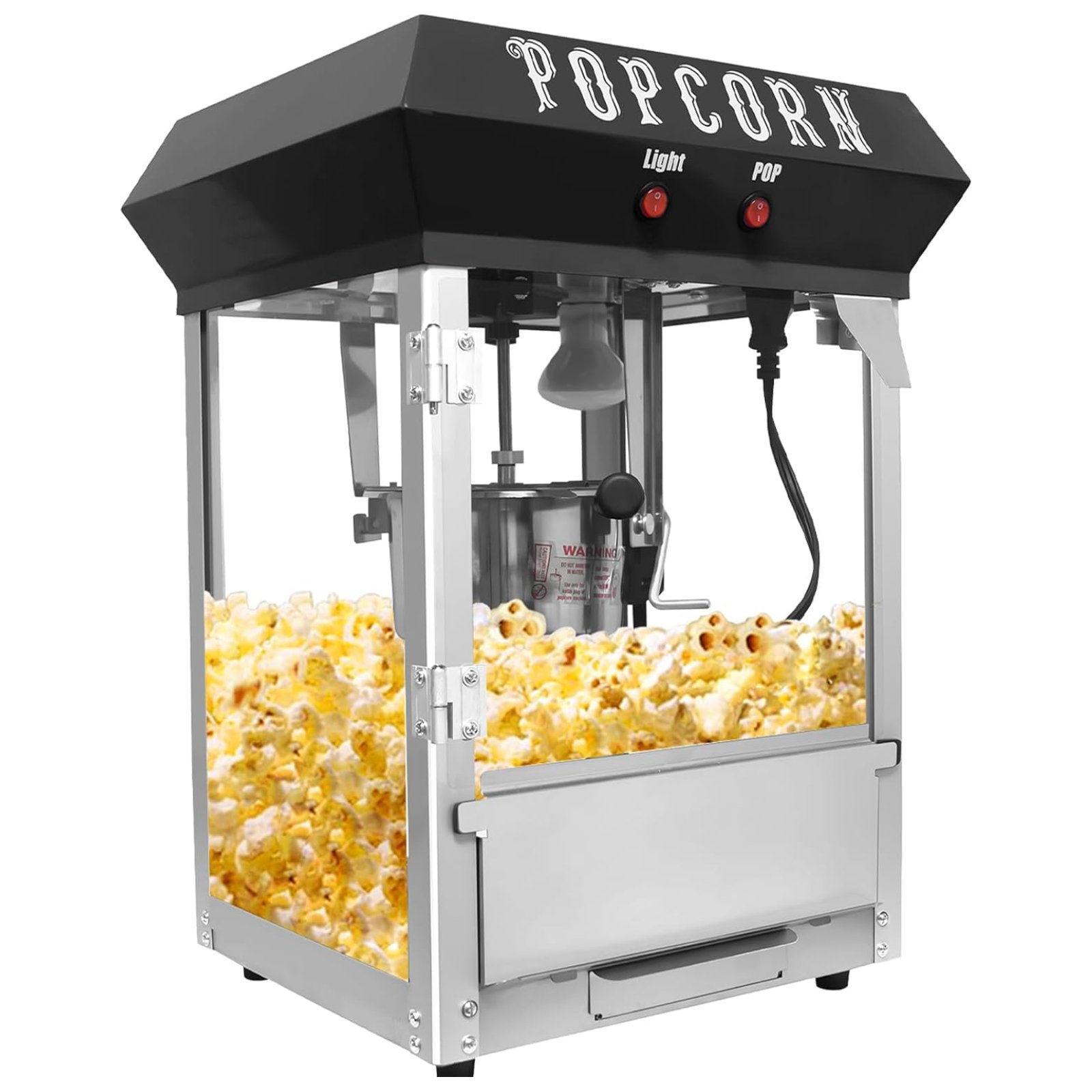 ganeed Vintage 6 Oz. Professional Popcorn Machine, 20.9 Inches Tall ...