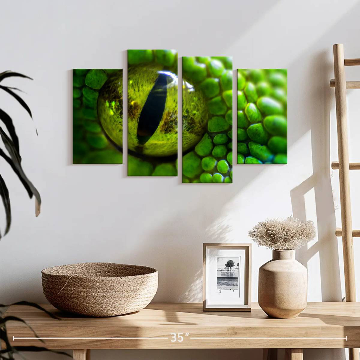 Ebern Designs Brampt Green Python Eye | Wayfair