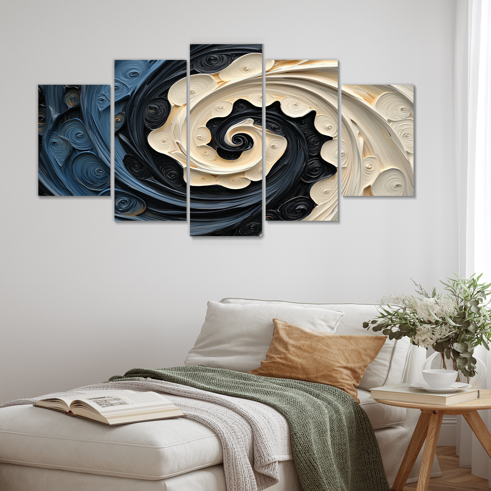 Wrought Studio™ Oliyah - Abstract Collages Wall Art - Modern Wall Art ...