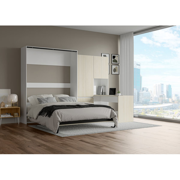 Hokku Designs Dez Efficient Bed with Storage and Desk & Reviews | Wayfair
