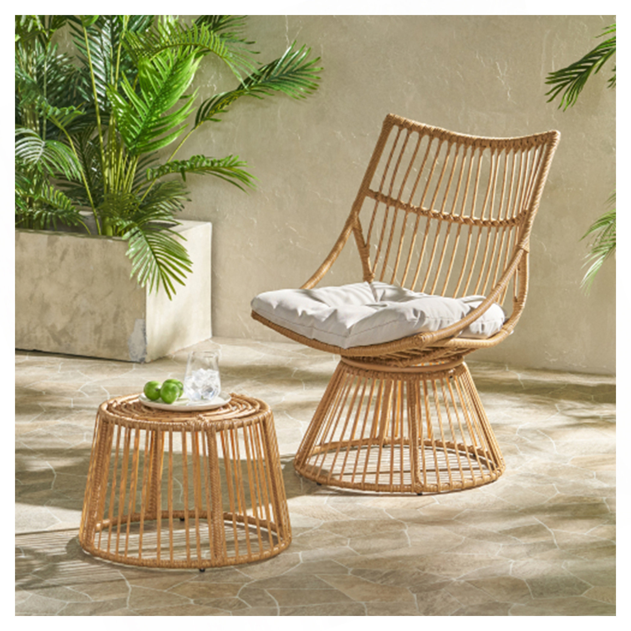 World Menagerie ELAINE CHAIR & SIDE TABLE | Wayfair