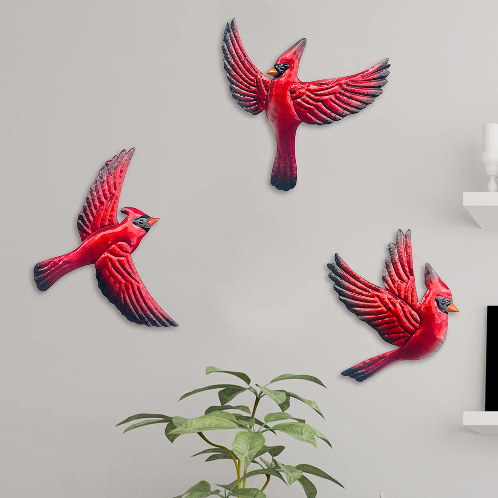 Winston Porter Metal Bird Wall Decoration | Wayfair