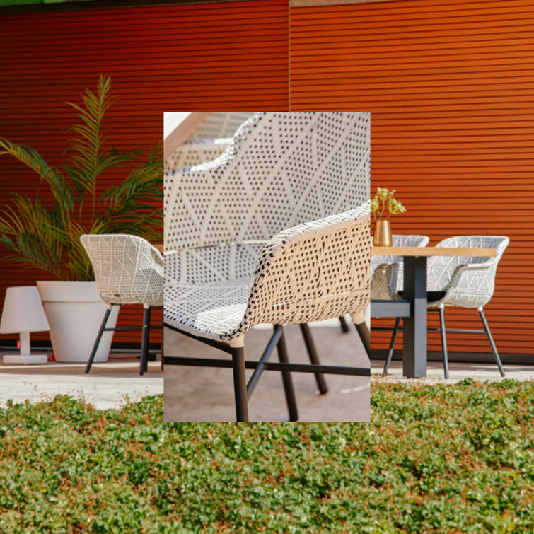 Hartmann DELPHINE Dining Chair - Diamond Wicker | Wayfair.co.uk