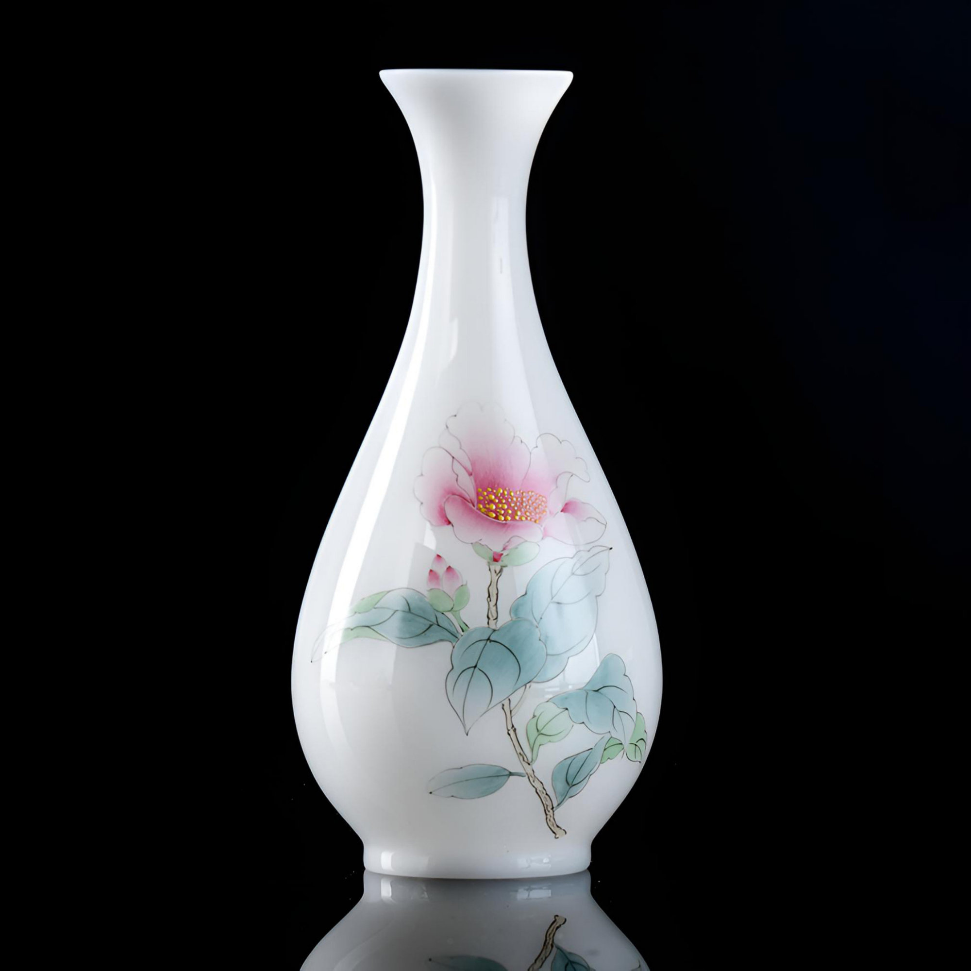 Infinity Oriental Hand-Painted Ceramic Vase – Luxe Living Room Centerpiece | Wayfair