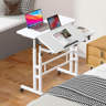 Yuan Home 31" Small Standing Desk with Wheels, Mobile Stand Up Desk ...