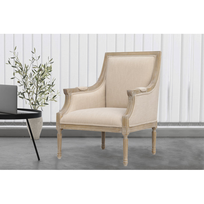 One Allium Way® Solid Back Arm Chair | Wayfair